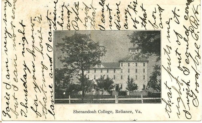 Shenandoah College, Reliance, Va. · Shenandoah County Library Archives