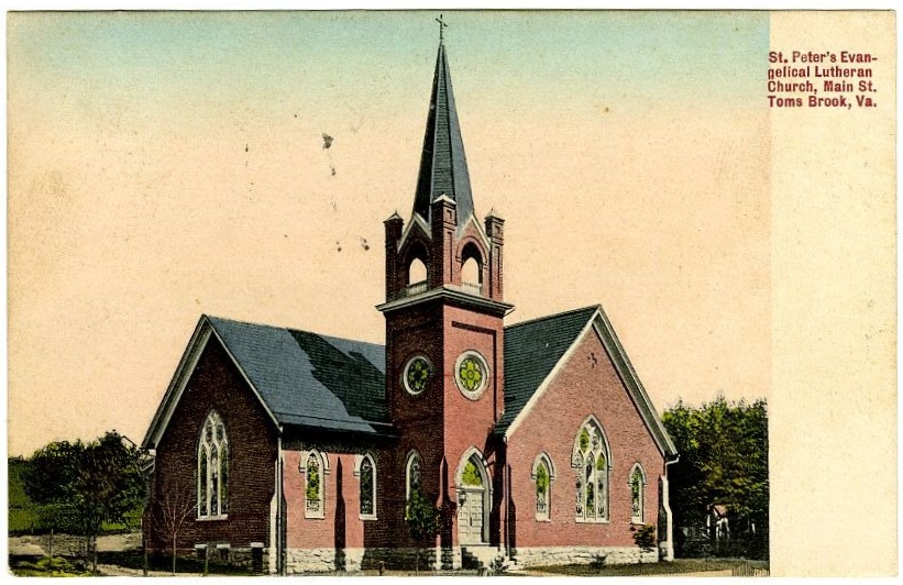 St. Peter's Evangelical Lutheran Church, Main St. Toms Brook, Va ...
