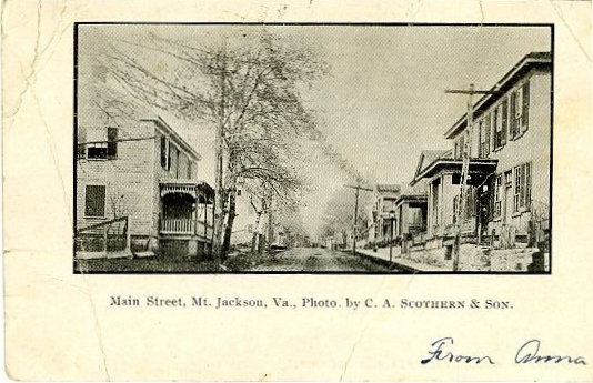 Main Street, Mt. Jackson, Va. · Shenandoah County Library Archives